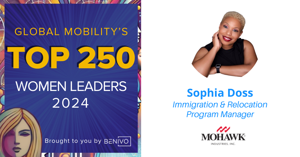 Sophia Doss | Global Mobility Top 250 Women Leaders | The View From The Top